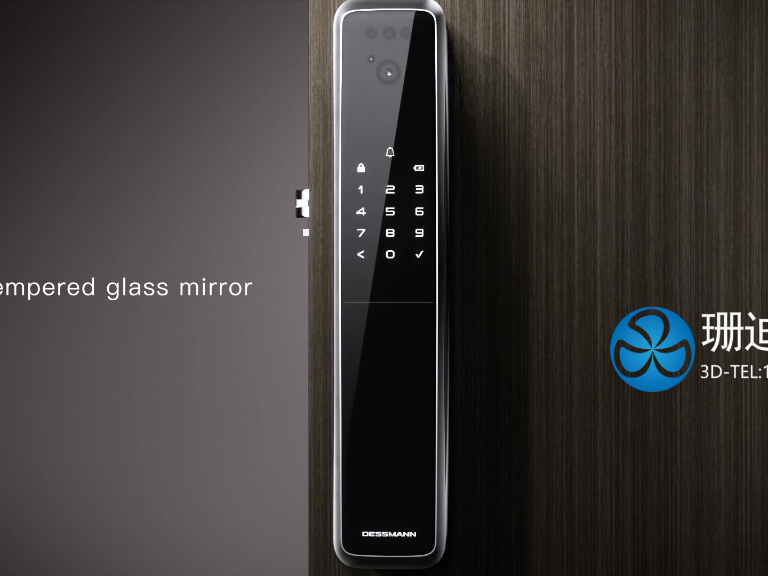 德施曼智能锁Q50 3D动画CG视频_珊迪3D科技-站酷ZCOOL