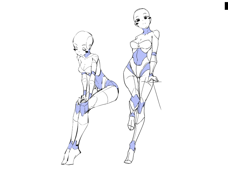 【DQ LAB】二次元女人偶系列 (7#)_道奇兔-站酷ZCOOL