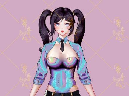 本月制作的三张VUP皮套_希音心-站酷ZCOOL