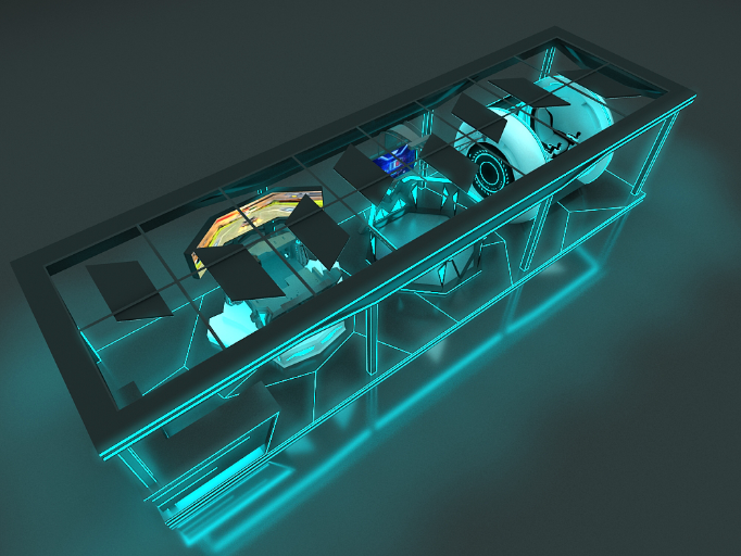 VR展台3D设计效果图_AK212-站酷ZCOOL