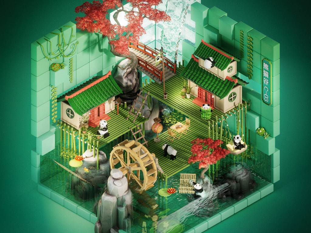 来自熊猫谷的PANDA_Double_x_-站酷ZCOOL