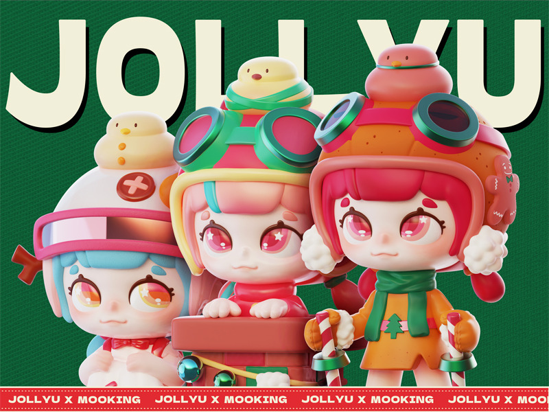 【JOLLYU x Mooking】圣诞星球系列IP形象设计_建模机器MK-站酷ZCOOL