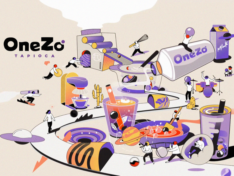 ONEzo饮品视觉升级_小清SJQing-站酷ZCOOL