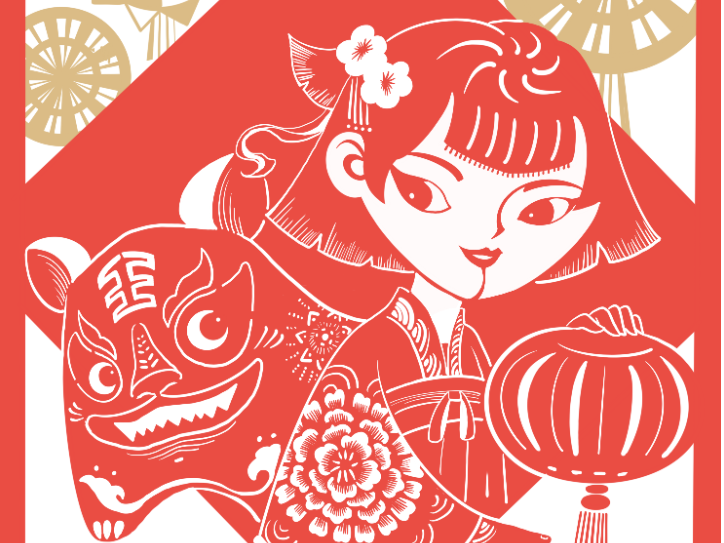 《Hi！Tiger》系列插画_阿大梨Ali-站酷ZCOOL