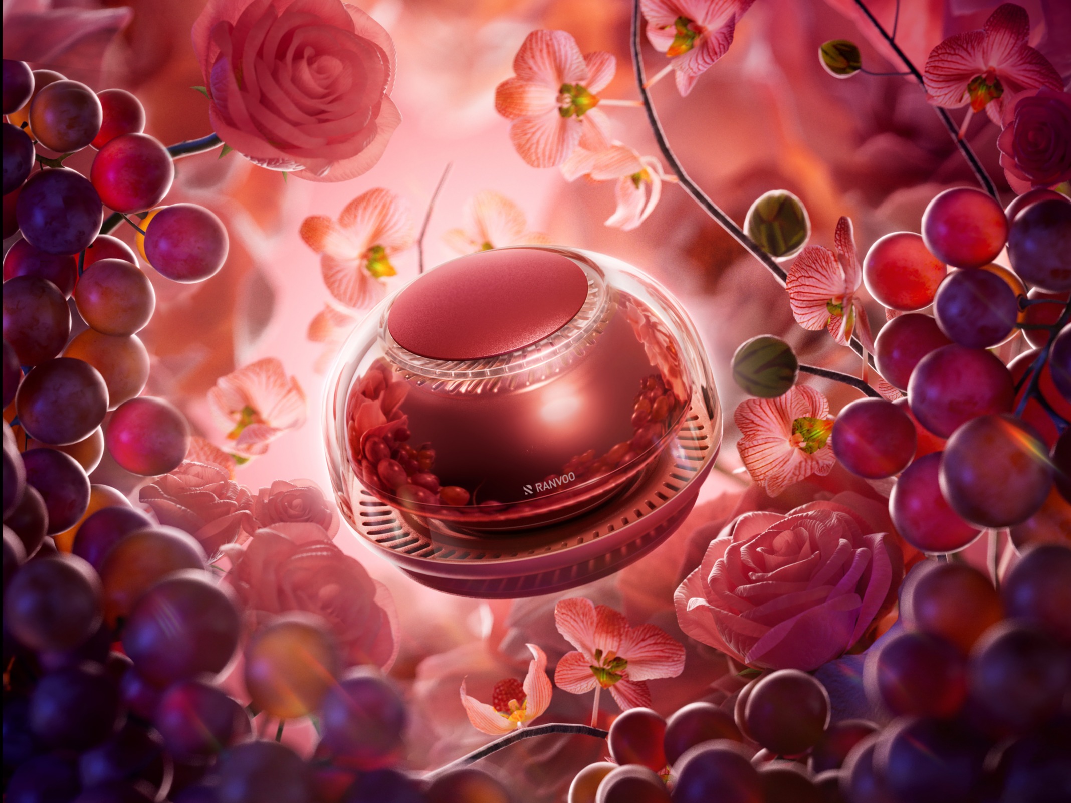 Ranvoo HR1吹风机&车载香薰渲染节选_夜桃-站酷ZCOOL