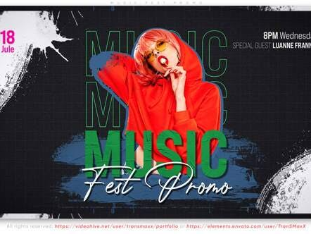 AE模板 | 故障效果音乐节DJ演出迪斯科舞厅俱乐部之夜_猿文件网官方账号-站酷ZCOOL