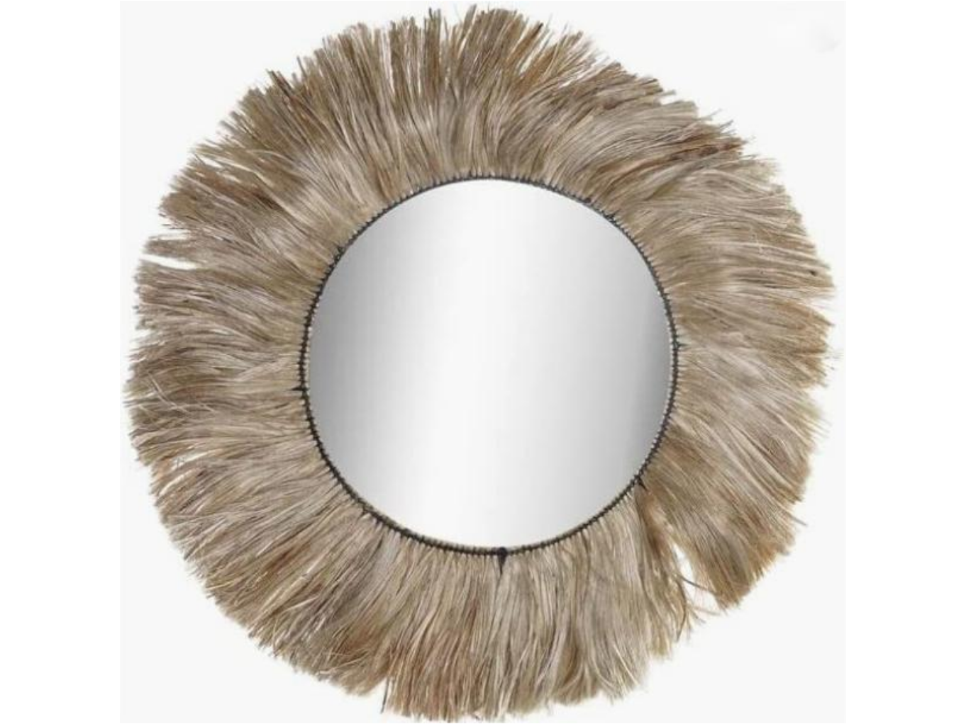 家居装饰天然水晶黄麻墙镜_Linzhihe-站酷ZCOOL