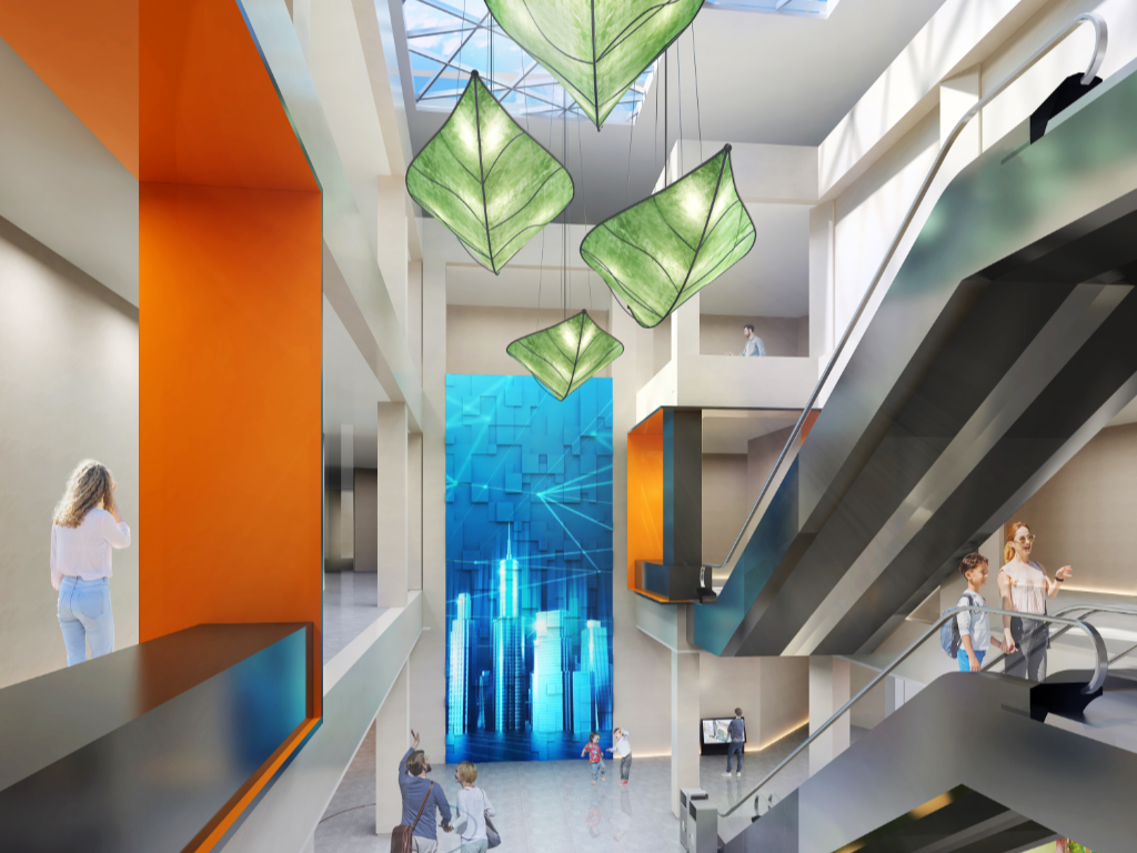 阿拉尔科技馆序厅丨U·DS_上下空间营造-站酷ZCOOL