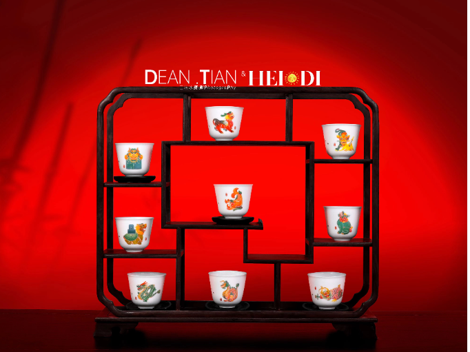 【DT田瑞冰摄影】瑞福九子杯cup茶杯_DTLHStudio-站酷ZCOOL