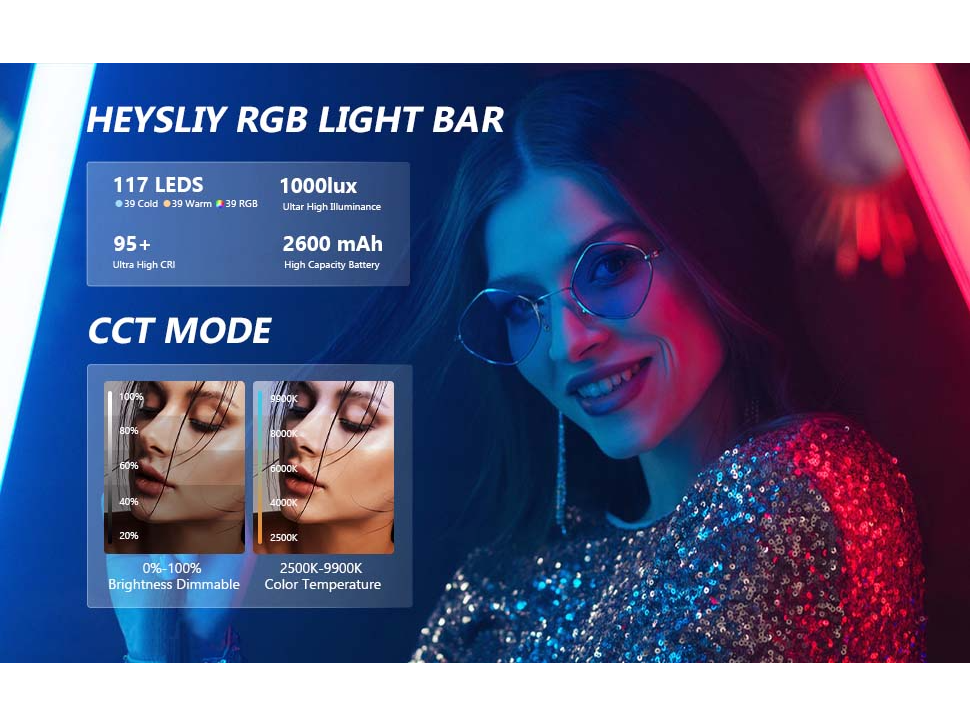 Amazon 亚马逊 RGB棒灯补光灯-主附图/A+_等于7-站酷ZCOOL