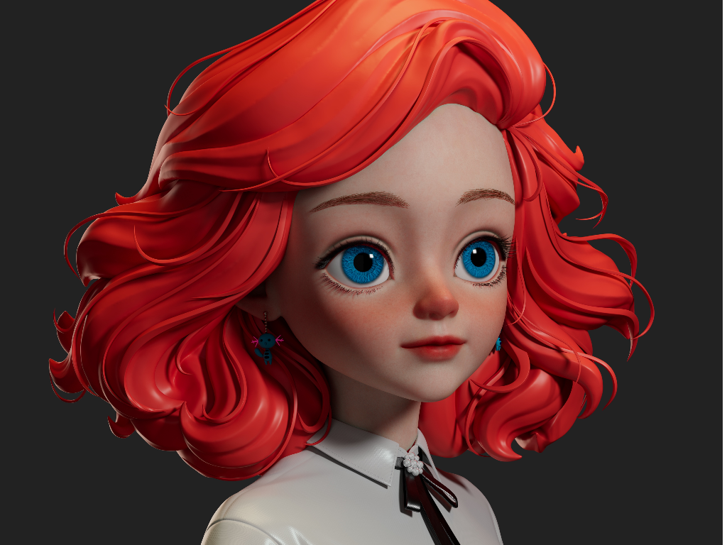 Red Hair_菅葭jianjia-站酷ZCOOL