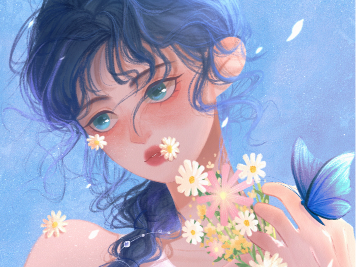 扁平风人物插画丨头像_药药又困了-站酷ZCOOL