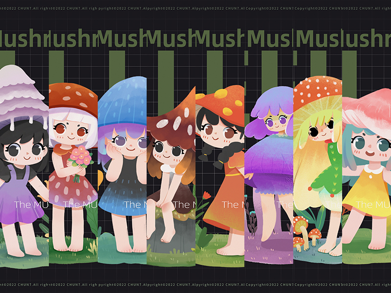 #WOW 蘑菇小精灵_CHUN7-站酷ZCOOL