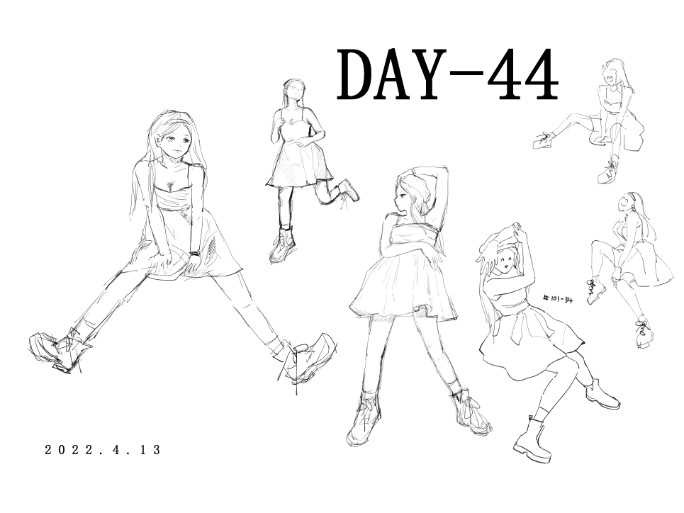 #速写60天挑战赛#DAY44@速写班长_寿司领带-站酷ZCOOL