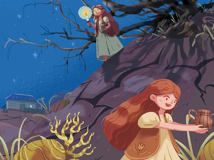 绘本《七颗钻石》_JerryLow-站酷ZCOOL