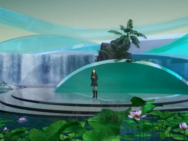 XR虚拟直播场景设计制作 三维场景 动画制作_CC数字虚拟人小曼-站酷ZCOOL