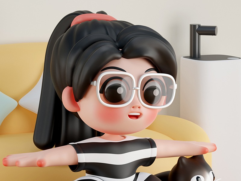 blender 卡通IP场景_Yao姚姚Blender-站酷ZCOOL