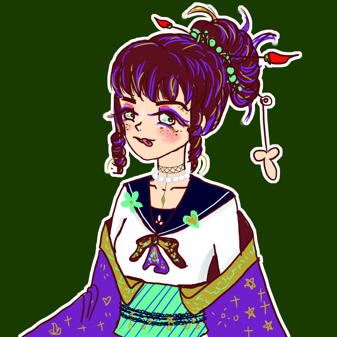 插画，头像，人物_Mango_Y-站酷ZCOOL