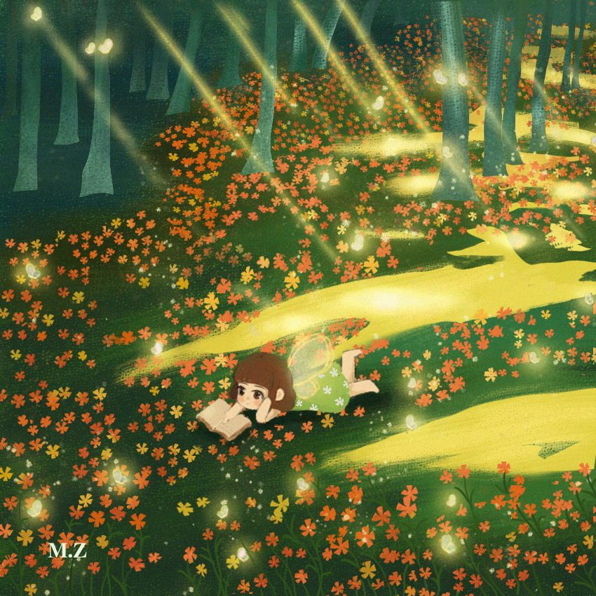 小精灵和她的萌宠?_M麦麦子-站酷ZCOOL