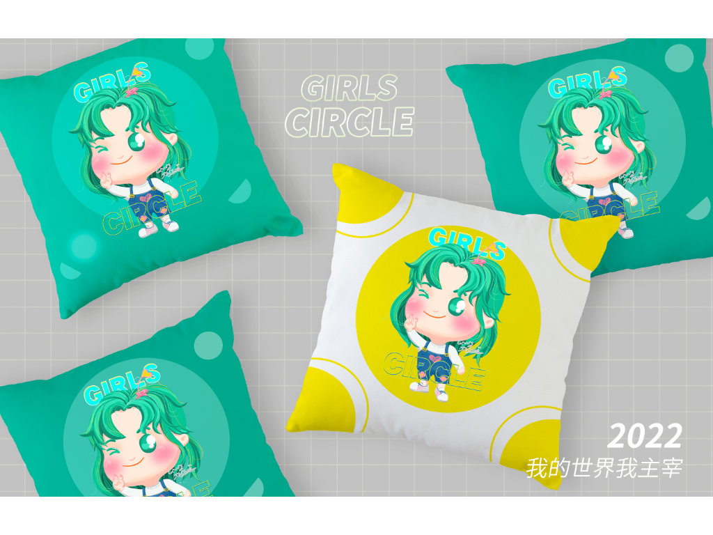 女孩圈-cirls circle_付芑-站酷ZCOOL