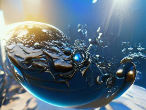 Abstract Artwork “Fantastic Water World”_MaiikeartsDesign-站酷ZCOOL