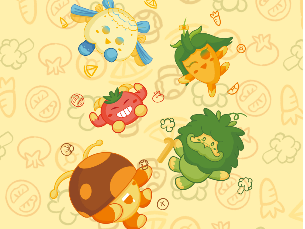 IP角色设计 - 维生素家族_Siu珊-站酷ZCOOL