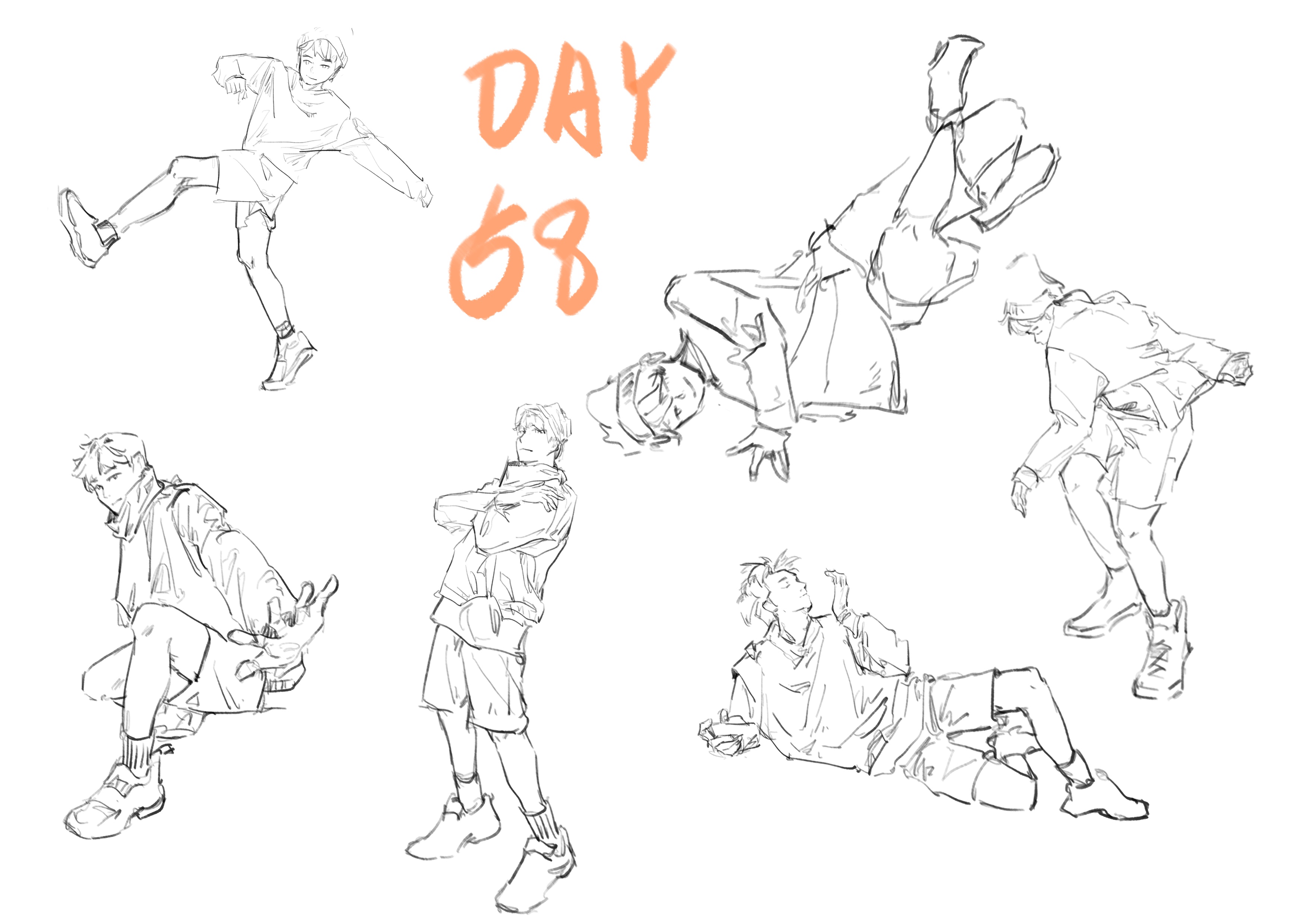 @速写班长#速写60天挑战赛#day58_沙蚕菜菜子-站酷ZCOOL