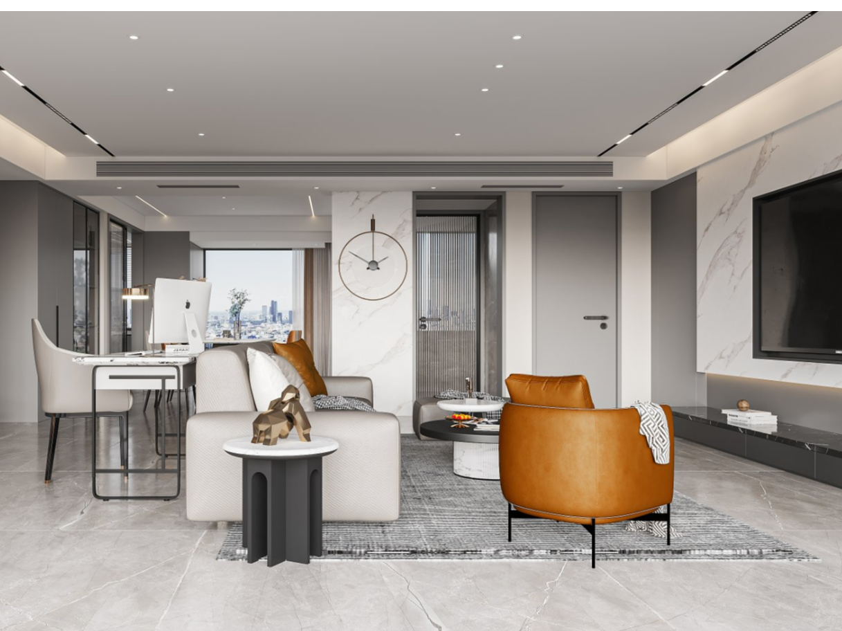 别墅大宅|146㎡设计 现代轻奢风格_龙发设计院-站酷ZCOOL