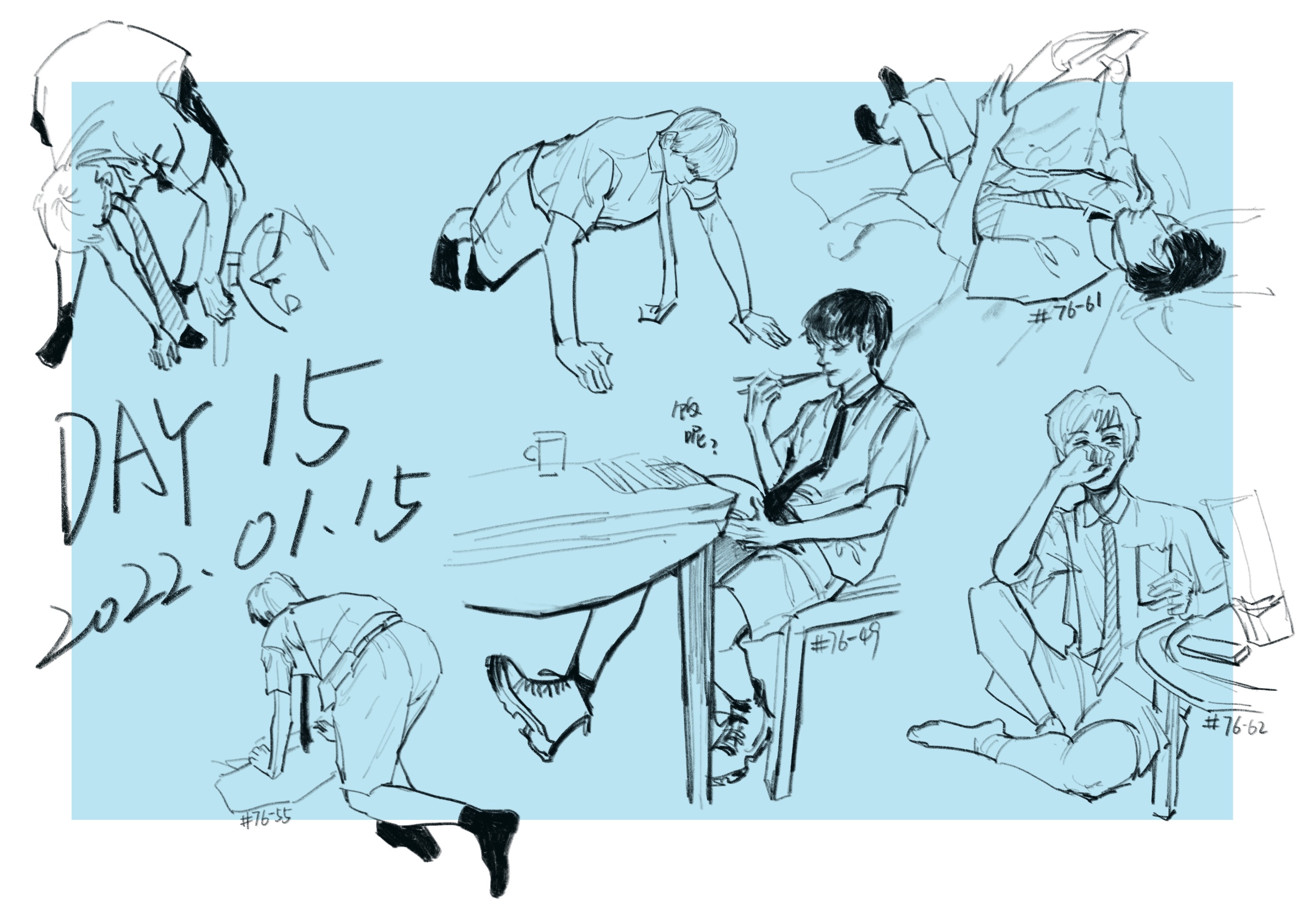 #速写60天挑战赛# day15@速写班长_百慕涟-站酷ZCOOL