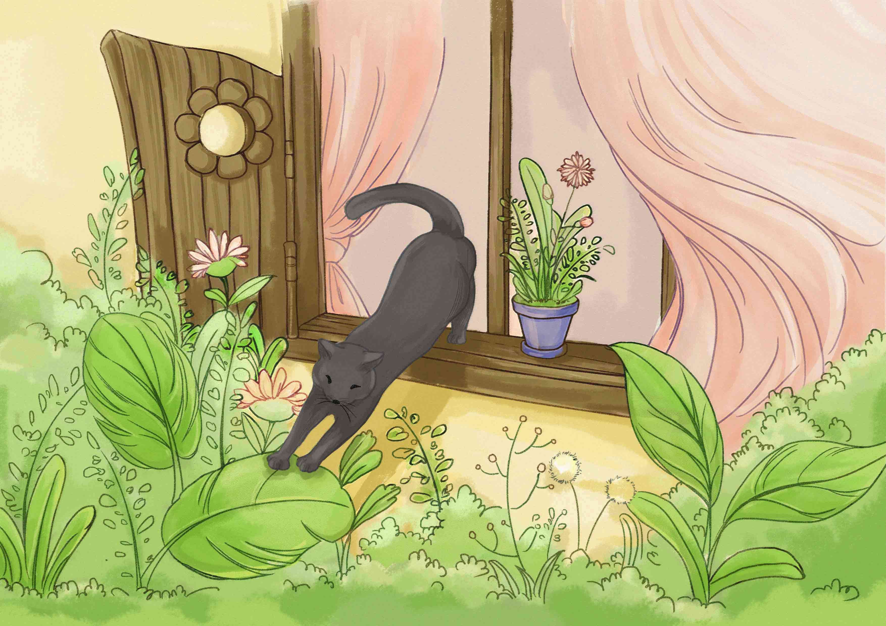 魔女和她的猫咪_重黎SIN-站酷ZCOOL