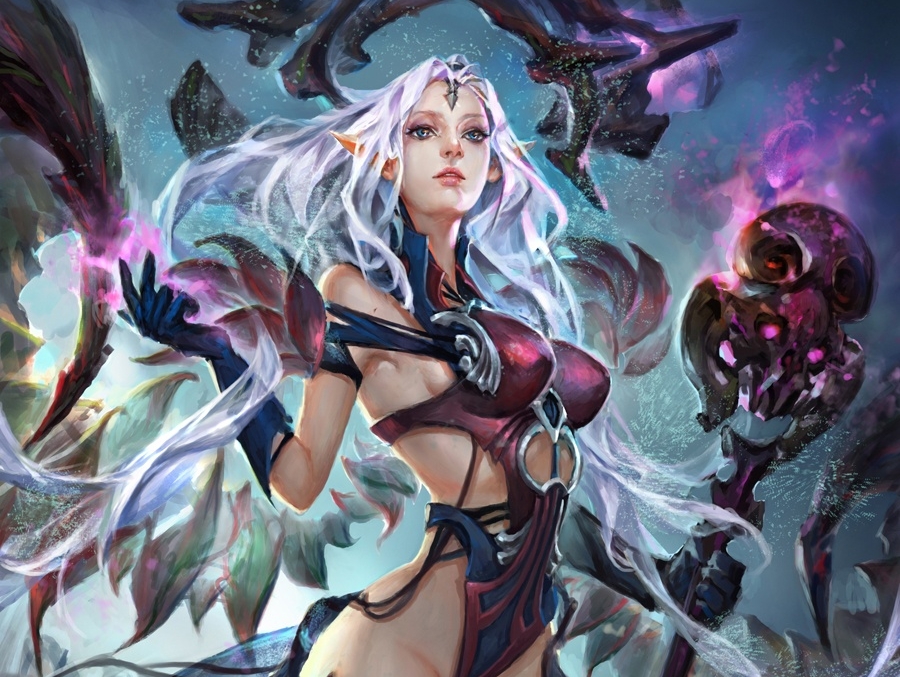 始まりのエルフ魔導師アシュラム_adv_子君zinna-站酷ZCOOL