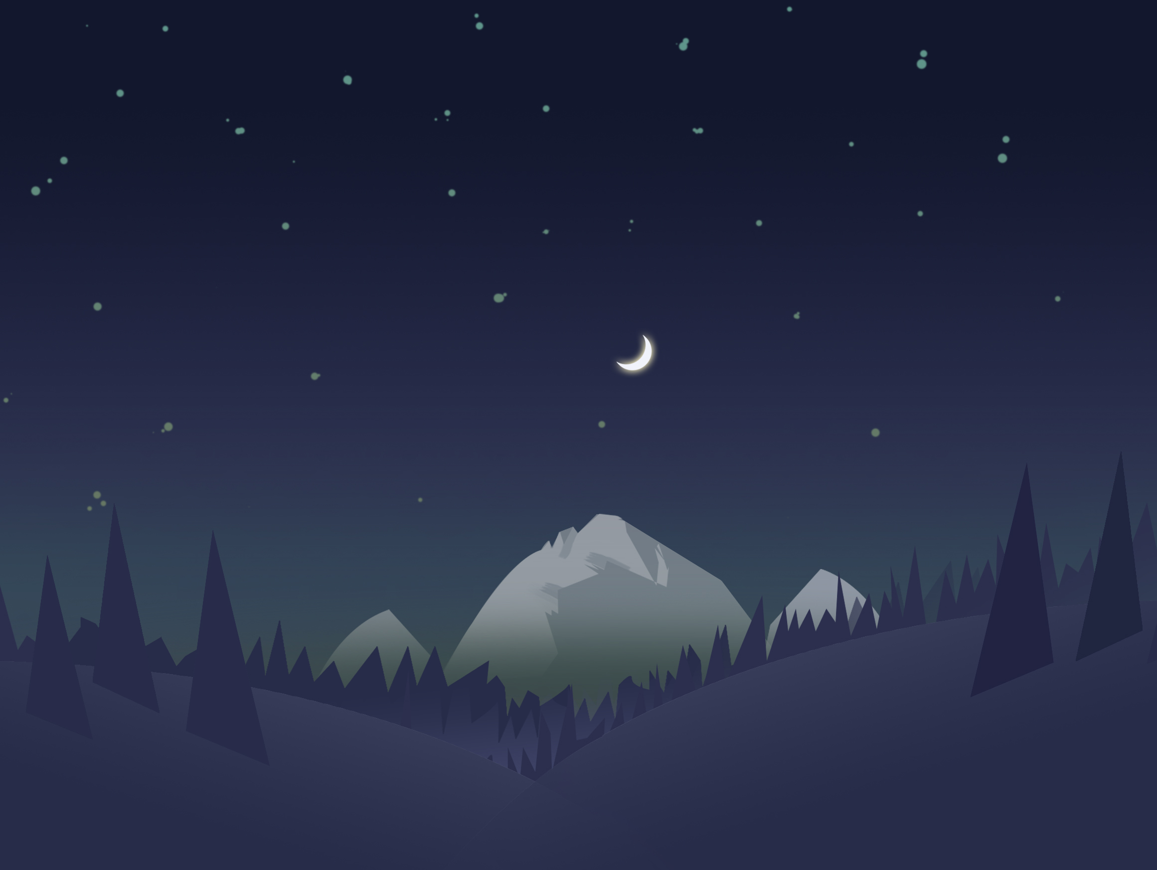 插画-星空_huang孟苛-站酷ZCOOL