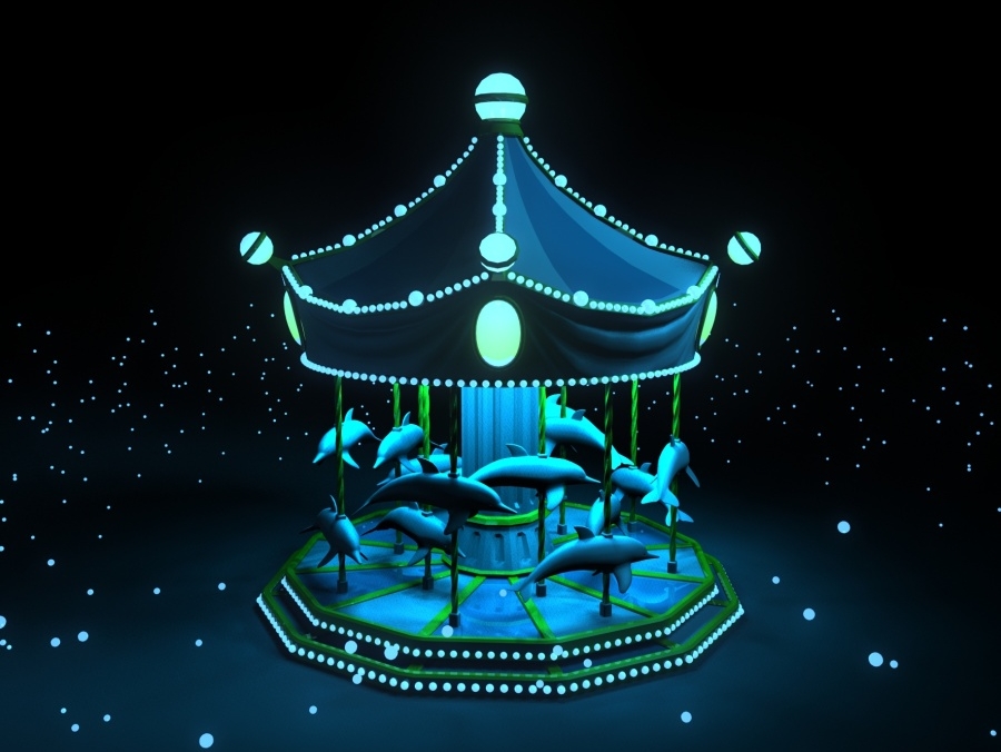 dolphin's carousel_Liurenpei-站酷ZCOOL