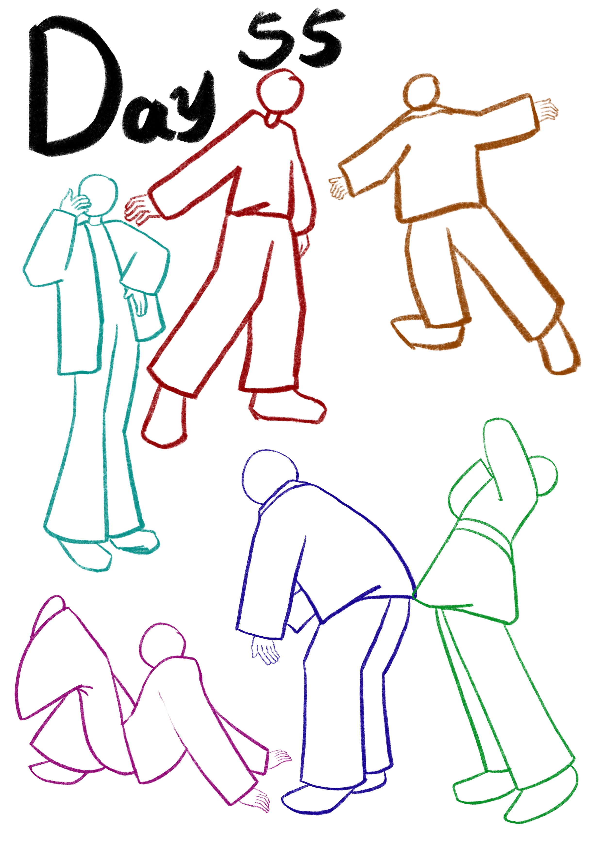 #速写60天挑战赛#day55@速写班长 _减肥的白菜-站酷ZCOOL