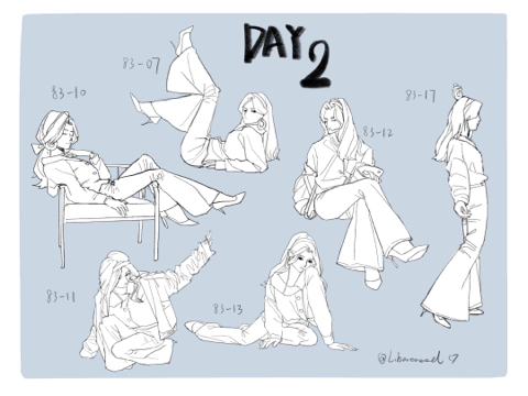 #速写60天挑战赛# Day2 @速写班长 _Libercreed丽德-站酷ZCOOL