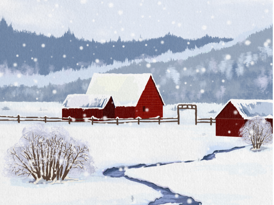 二十四节气——大雪_cookie陳陳-站酷ZCOOL