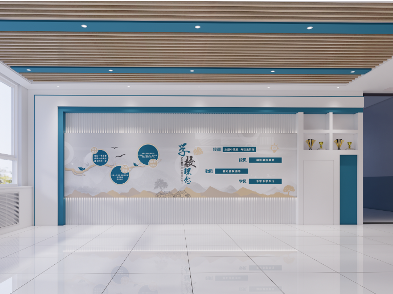 校园文化大厅设计 _Mrd邓-站酷ZCOOL