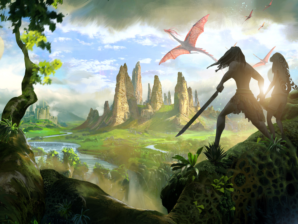 场景设计——The Journey Of Prehistoric Park _Tin丁方强-站酷ZCOOL