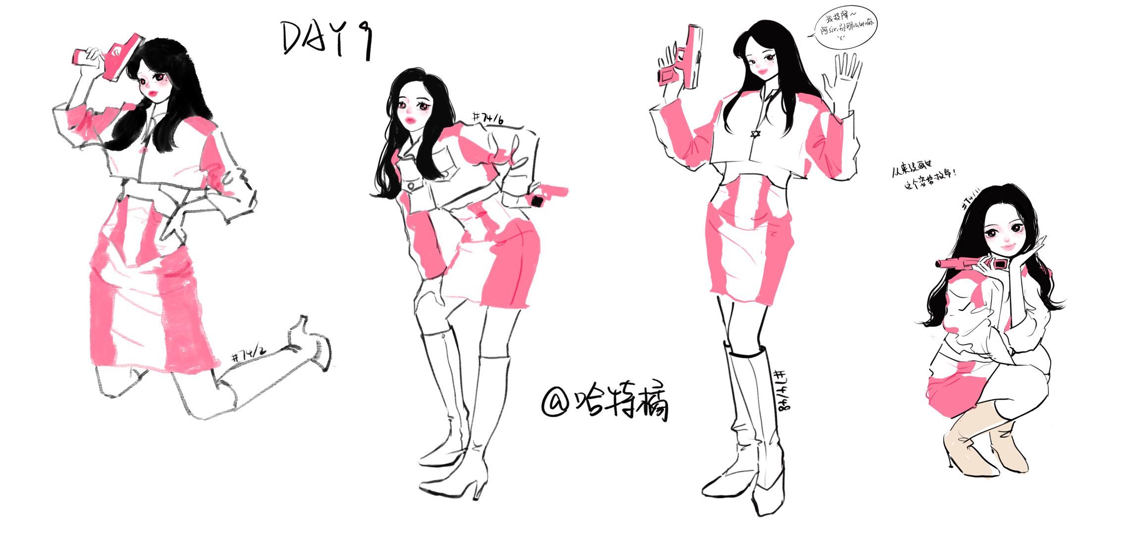 ＃速写60天挑战赛 DAY9_岐云-站酷ZCOOL