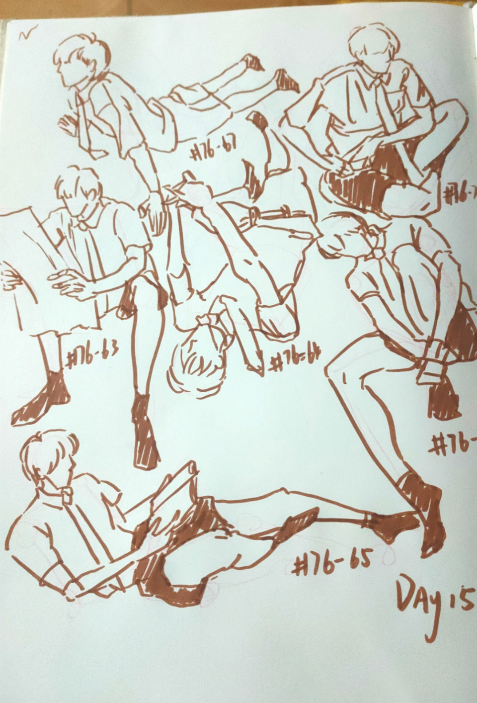 #速写60天挑战赛# day15@速写班长 _吾乃菩君-站酷ZCOOL