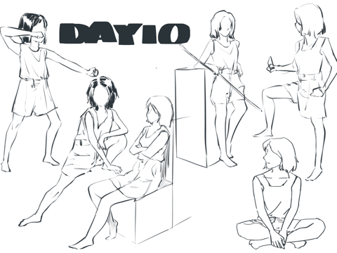 速写挑战day10_怡宝才不是矿泉水-站酷ZCOOL