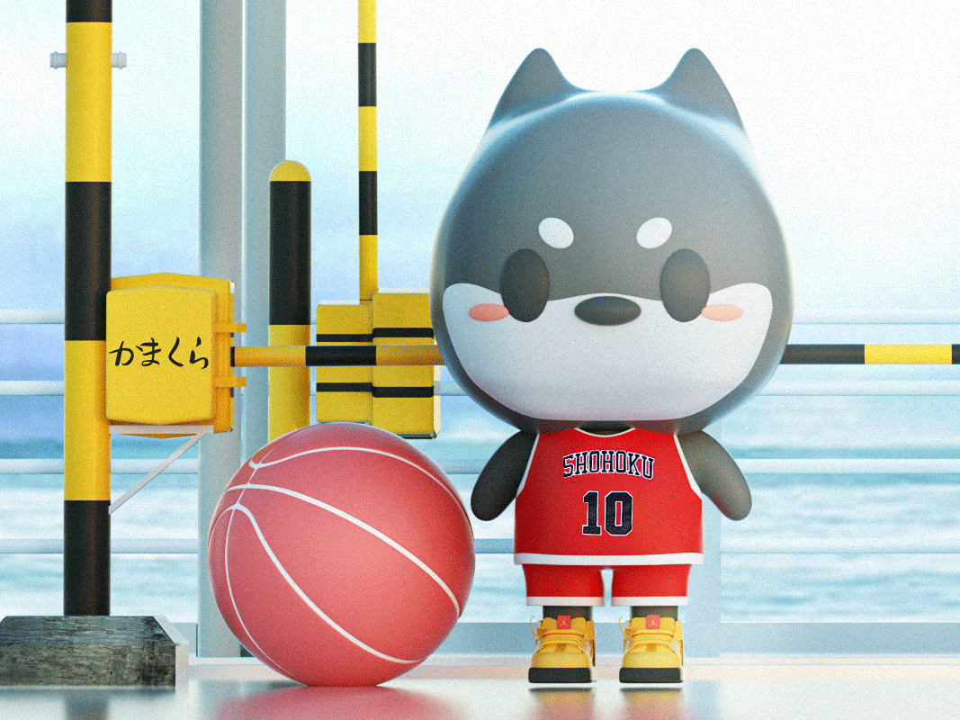 C4D-IP-灌篮高手-镰仓_弋弋弋弋弋弋-站酷ZCOOL