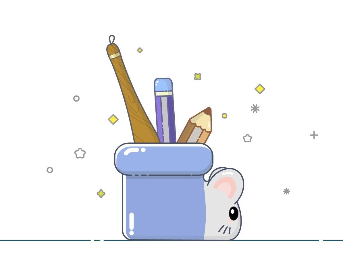 MBE 小笔筒_SimySimy-站酷ZCOOL