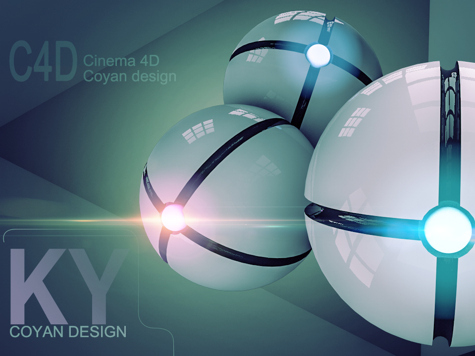 CINEMA 4D 渲染练习 教程（附件）_COYON蔡-站酷ZCOOL
