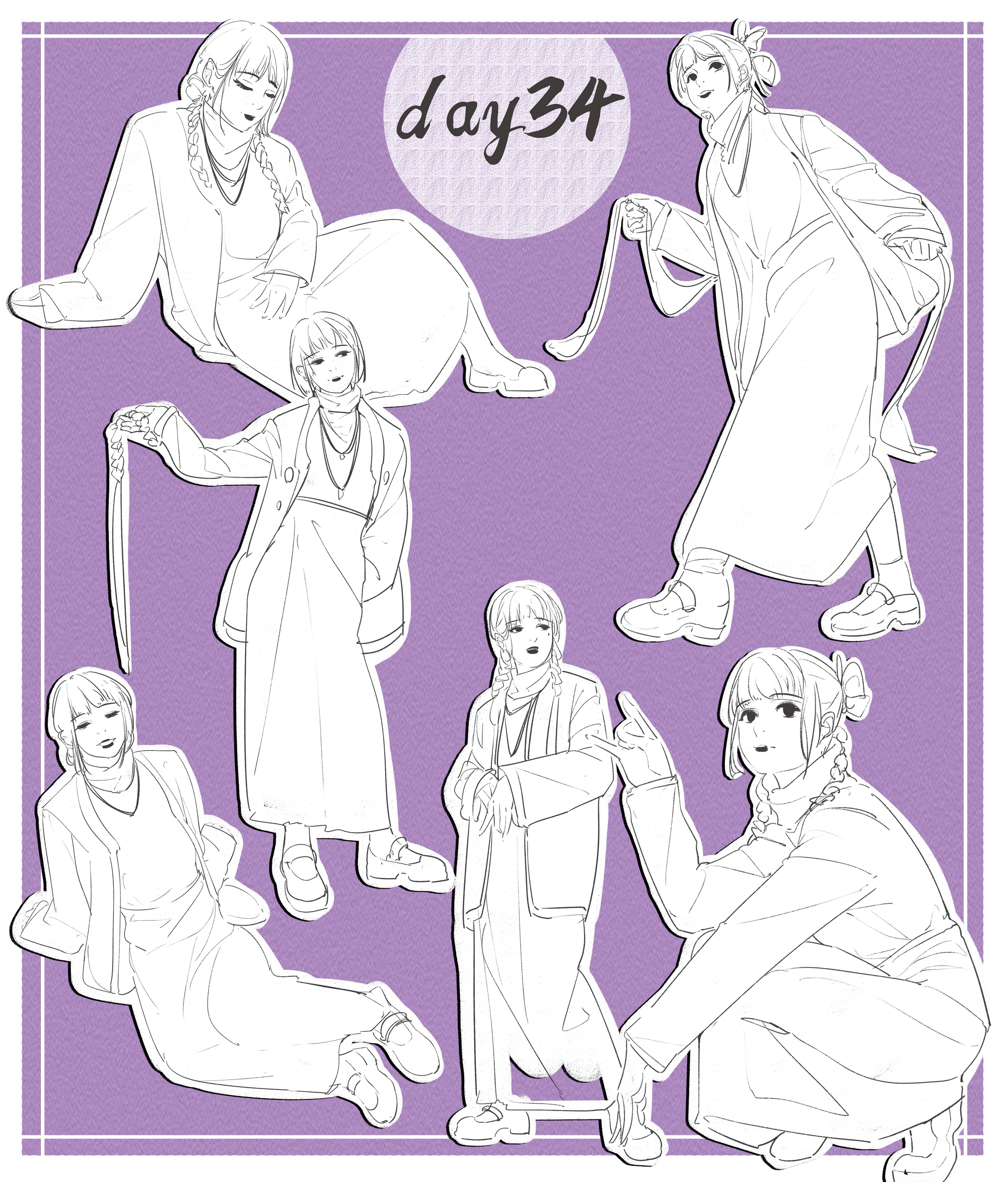 #速写60天挑战赛#@速写班长 Day34_水獭大王An-站酷ZCOOL