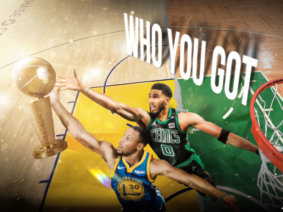 原创效果图——2022NBA总决赛勇士vs凯尔特人_Kevin_Ng-站酷ZCOOL