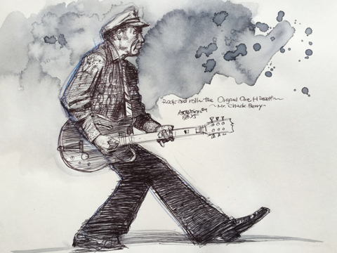 【Rock and roll~Chuck Berry】_addysoho-站酷ZCOOL