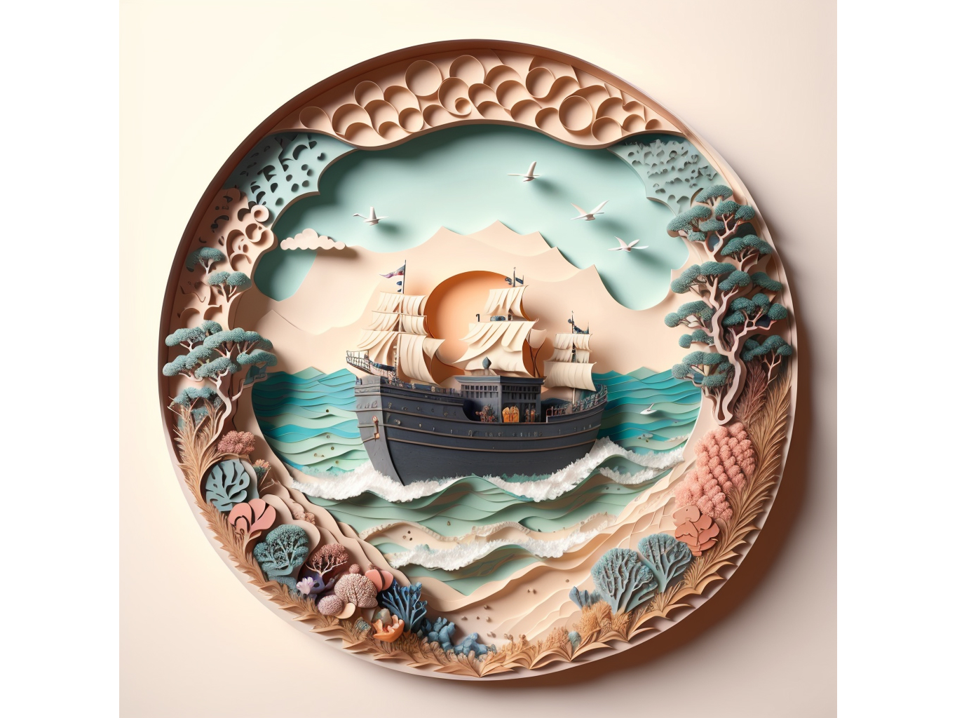 ai绘画简直世界系列_红色的卡丁车-站酷ZCOOL