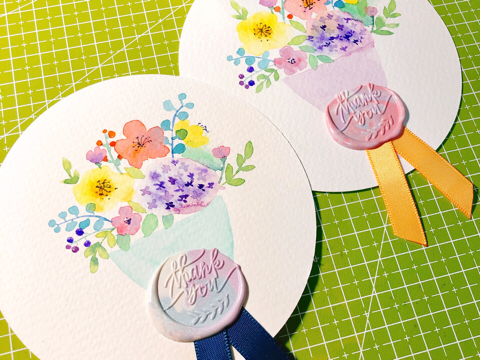 当水彩遇到火漆印章_小麦子vicky-站酷ZCOOL