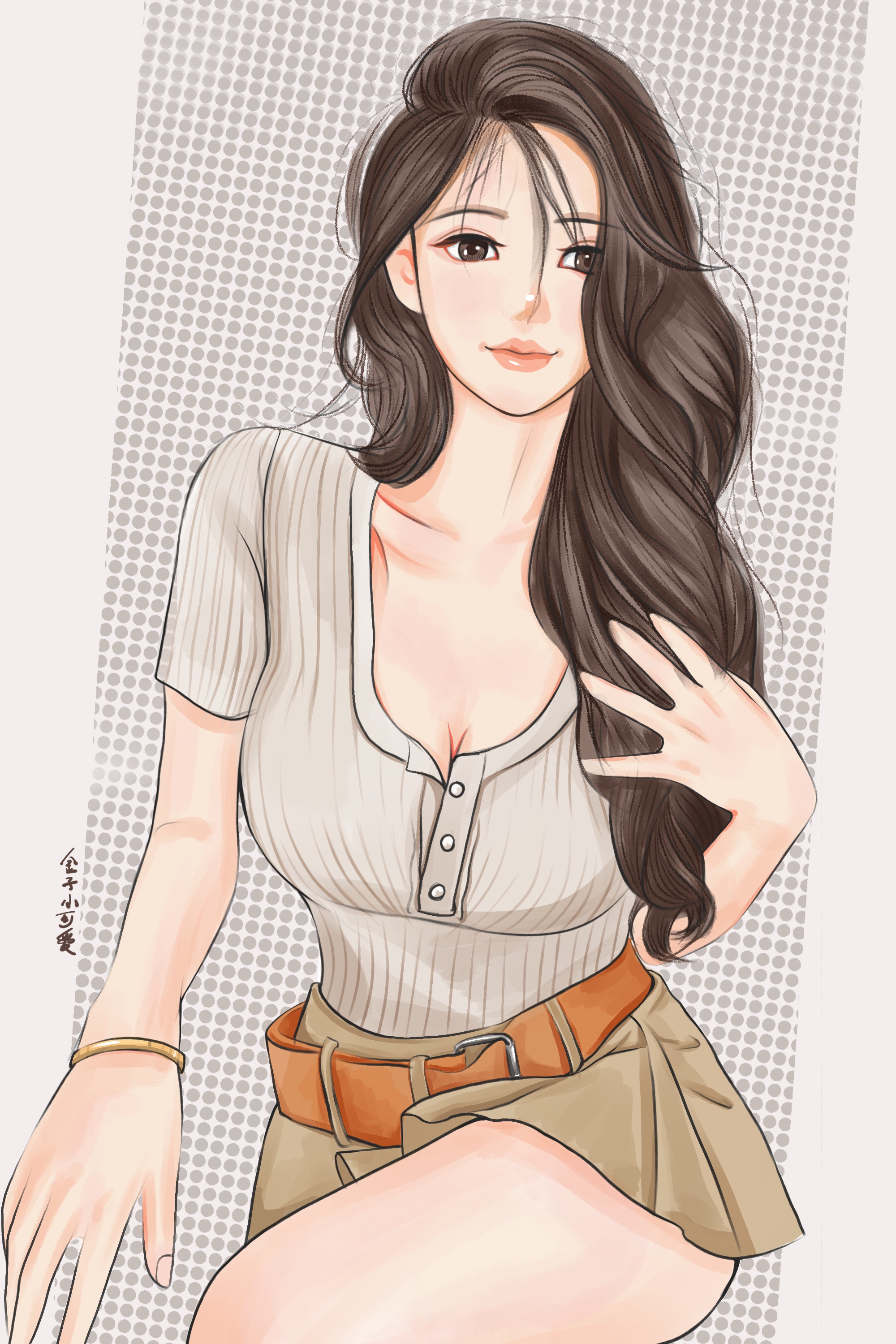 小姐姐_Annie小可爱-站酷ZCOOL